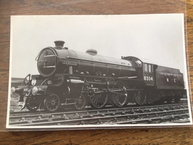 VINTAGE PHOTO STEAM Train Locomotive Railway Loco NE Gazelle 8304 North ...