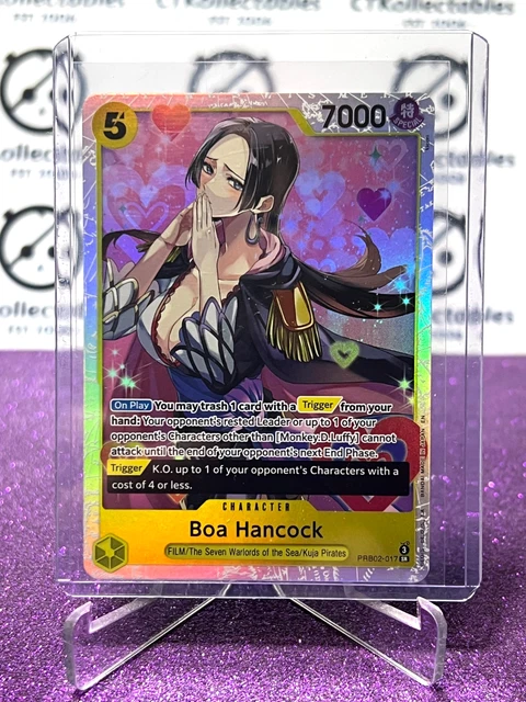 2025 ONE PIECE The Best V2 Boa Hancock # Prb02-017 Sr Foil English Trading Card $16.96 - PicClick AU
