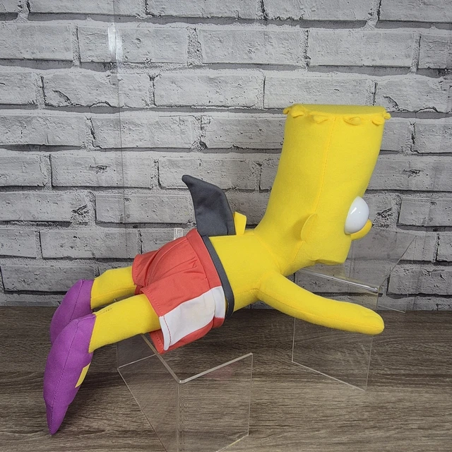 THE SIMPSONS BART Simpson 15" Soft Toy Plush Shark Fin Swimming 2018 ...