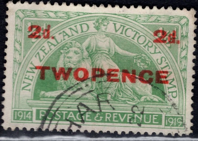 NEW ZEALAND. 1922. Victory. 2d. O/P. U. EUR 0,90 - PicClick FR