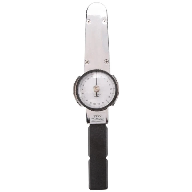 0-100N.M PROFESSIONAL TORQUE Meter Dial Indicator Two-Way Hand Tool ...