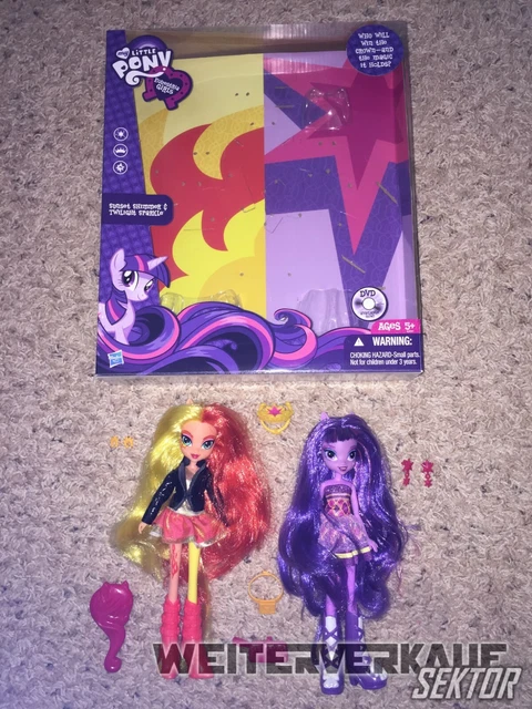MY LITTLE PONY Equestria Girls Sunset Shimmer and Twilight Sparkle Doll Set £59.26 - PicClick UK