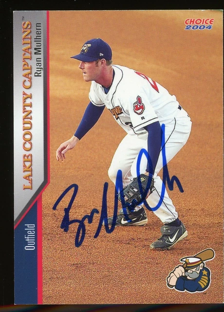 2004 LAKE COUNTY Captains RYAN MULHERN carte signée autographe AUTO ...