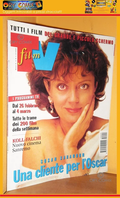 FILM TV - Year 3 - N° 9 -febbraio 1995- Susan Sarandon, A Customer for ...