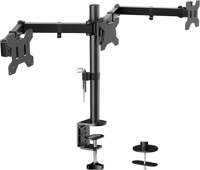 HUANUO TRIPLE MONITOR Stand, Triple Monitor Arm, Triple Monitor Mount ...