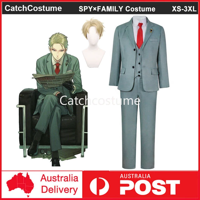 ANIME SPY×FAMILY LOID Forger Cosplay Costume Mens Uniform Halloween ...