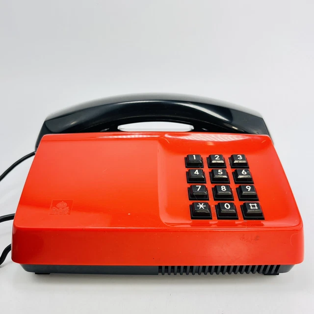 TELI ERICSSON PUSH button phone red black Swedish plug rare £23.78 ...
