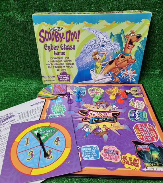 SCOOBY DOO CYBER Chase Board Game By Cartoon Network Complete With ...