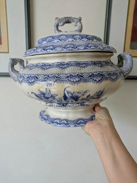 ANTIQUE COPELAND AND Garrett Late Spode Tureen Please Read Description ...
