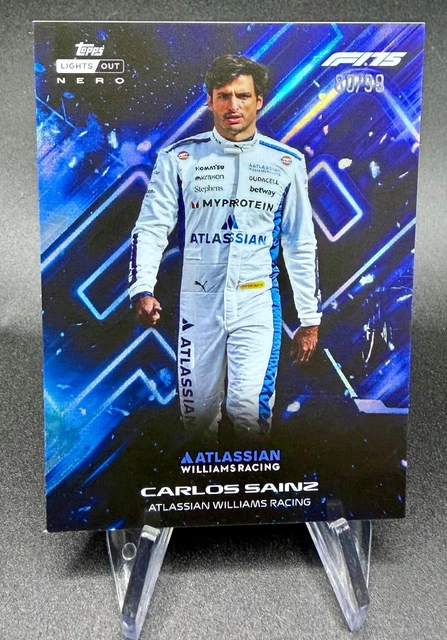 TOPPS F1 FORMULA 1 Lights Out 2025 # Carlos Sainz # Nero - Blue ...