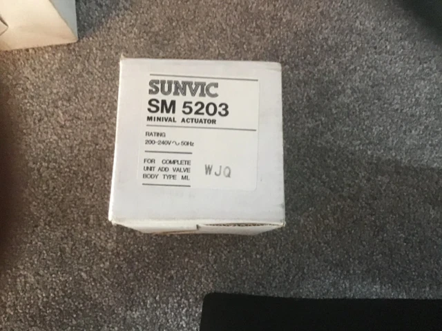 SUNVIC MOTORISED VALVE Actuator Sm5203 2 Port 5 Wire New £50.00 ...