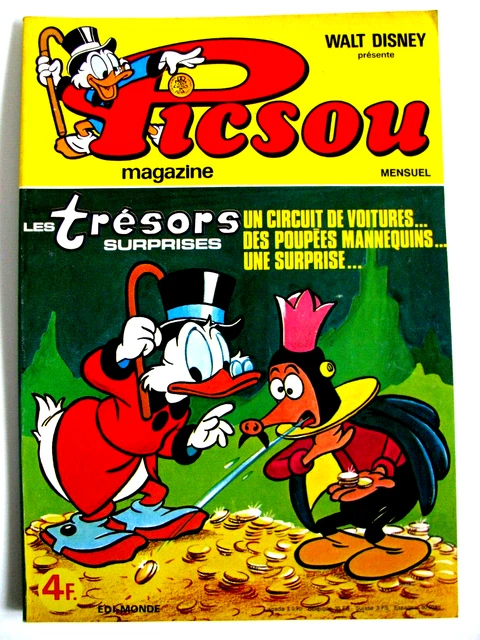 PICSOU MAGAZINE N° 73 Les Trésors Surprises 1978 très bon état EUR 6,00 ...