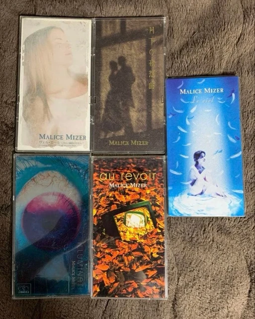 MALICE MIZER SINGLE CD 5-Disc Set Japanese Pressing Visual Kei Music ...