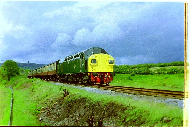 35MM RAILWAY COLOUR Negative Class 40 D335 at Burrs ELR £1.95 - PicClick UK