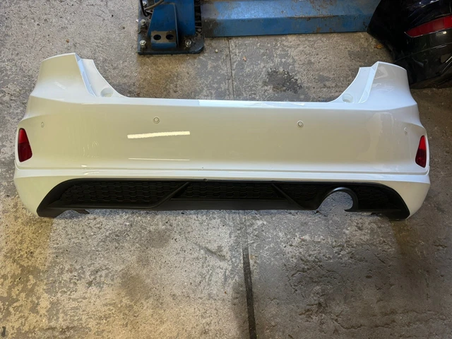 FORD FIESTA MK8 2017-2022 ST-Line Rear Bumper Complete Frozen White £ ...