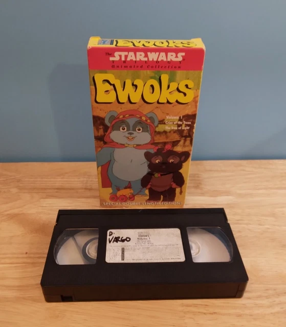 VINTAGE 1986 LUCASFILM VHS Tapes EWOKS Double Length Animated Cartoon Episodes £8.17 - PicClick UK