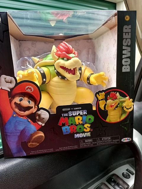 SUPER MARIO BROS Movie 2023 Bowser 7" Figure Fire Breathing Jakks ...
