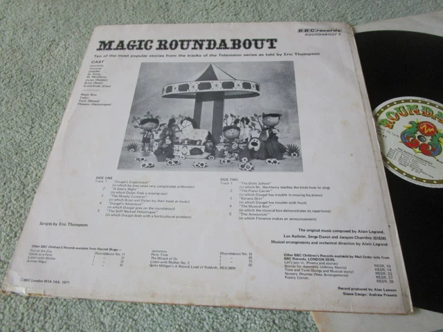 MAGIC ROUNDABOUT ERIC Thompson BBC Records Roundabout 8 First Pressing ...