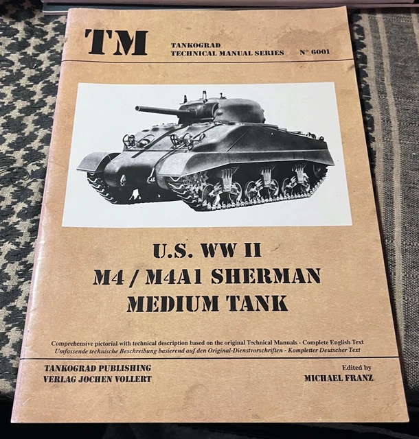 M4 / M4A1 Sherman TM Tankograd US WWII TECH MANUAL #6001 LIVRAISON ...