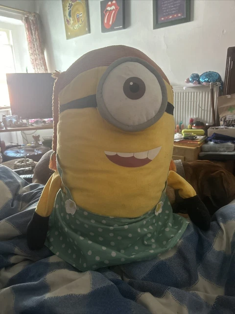 DESPICABLE ME MINION Large Plush Big Soft Toy Girl 60cm £5.50 - PicClick UK