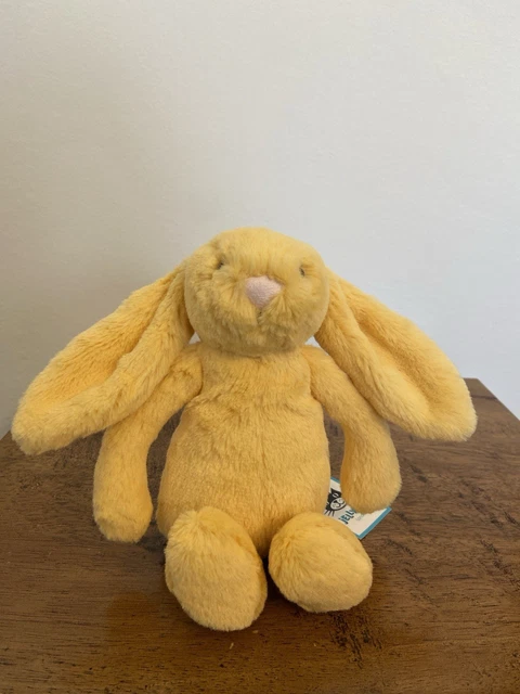 JELLYCAT SMALL BASHFUL Sunshine Bunny new with tags £57.88 - PicClick UK