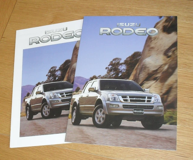 ISUZU RODEO 4X4 Double Cab Brochure & Specification Guide 2004-2005 EUR ...