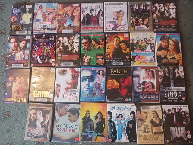 60 BOLLYWOOD DVD. CDs Hindi DVD CDs. Bollywood DVD. Job Lot £65.00 ...
