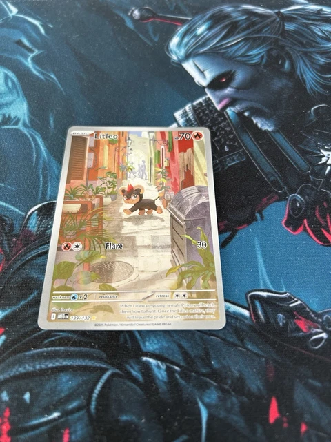 POKÉMON TCG MEGA Evolution Litleo 139/132 Illustration Rare Card English NM £6.50 - PicClick UK