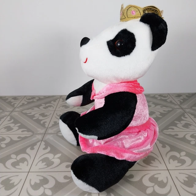 SOOTY SOO PRINCESS Plush Soft Toy Gold Crown Cadells Large Panda 2008 ...