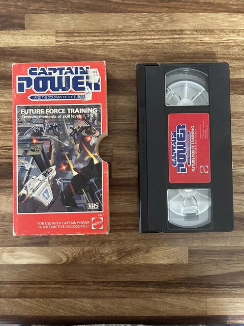 CAPTAIN POWER AND The Soldiers Of The Future VHS Training Level 1,2&3 £ ...