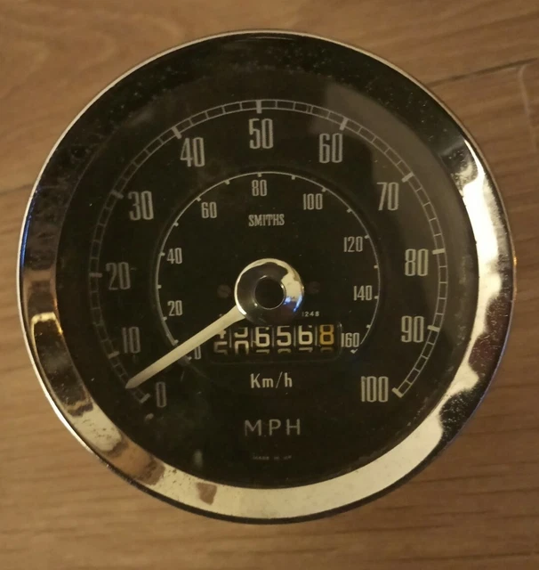 VINTAGE SMITHS 100 MPH Speedometer MG Sprite Etc £45.00 - PicClick UK