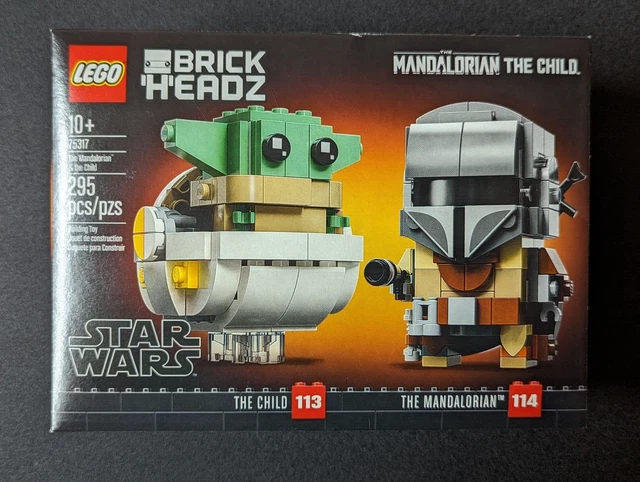 LEGO STAR WARS BrickHeadz : The Mandalorian & The Child 75317 - NEW AND ...