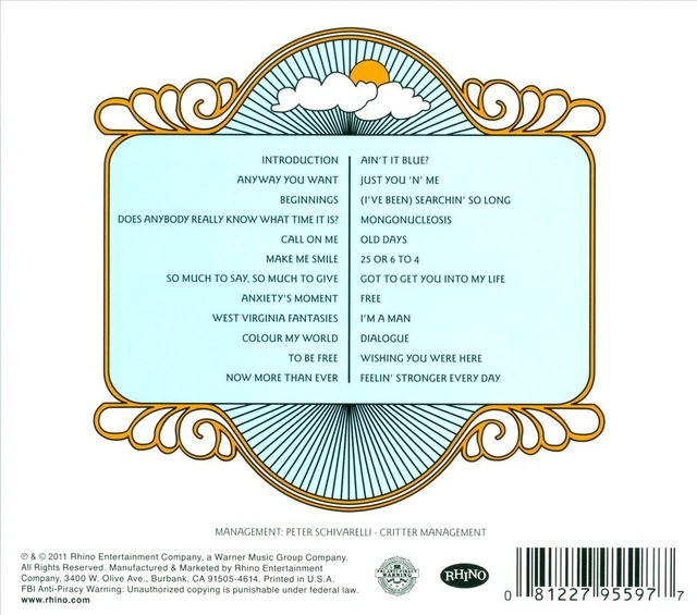 CHICAGO - CHICAGO Xxxiv : Live In '75 [Slipcase] Cd Neuf EUR 29,23 ...