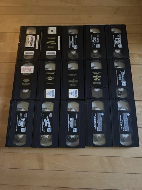 WWF WWE WCW Vhs Tape Lot Royal Rumble Summer Slam Former Rentals £59.20 - PicClick UK
