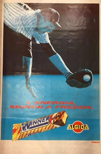 MANIFESTO ORIGINALE PUBBLICITARIO - Winner Algida EUR 200,00 - PicClick IT