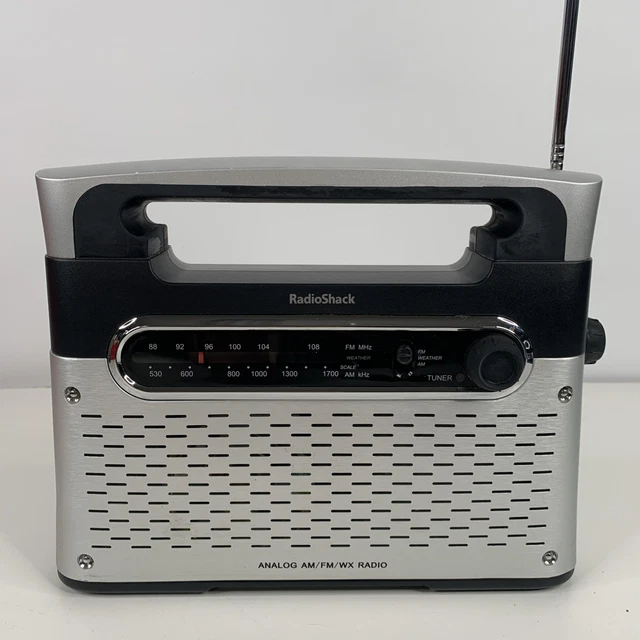 VINTAGE RADIO SHACK Analog AM/FM/WX Radio, Tested Works, # 12-889 $17. ...