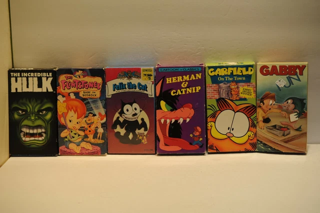CHILDREN CARTOON, HULK, Flintstones, Gabby, Garfield, Felix the Cat ...