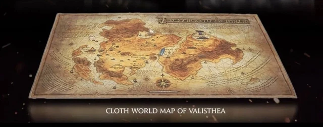 FINAL FANTASY XVI 16 Cloth World Map of Valisthea Deluxe Edition (Brand ...