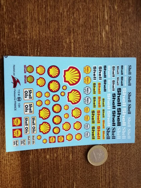 DECALCOMANIE DECALS ANCIEN Wrc Pub Rallye Shell Oils 1/24 EUR 8,40 ...