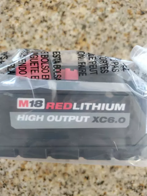 MILWAUKEE M18 REDLITHIUM High Output XC6.0 Battery Pack - Black (48-11 ...
