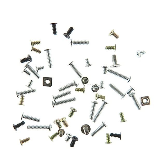REPLACEMENT FULL HOUSING Metal Screw Set(50Packs) For Nintendo New ...