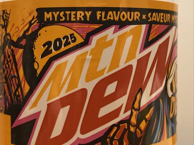 MOUNTAIN DEW VOODEW Halloween 2025 Soda Pop Limited Time Released Only ...