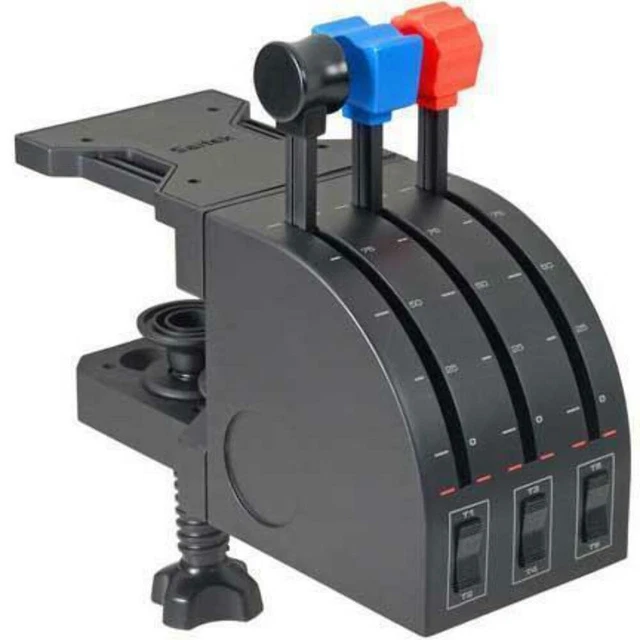 LOGITECH SAITEK PRO Flight Throttle Quadrant £56.95 - PicClick UK