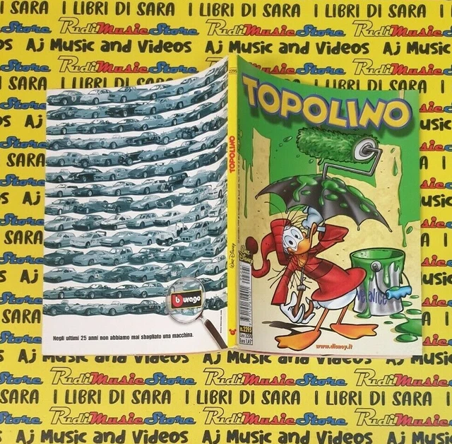COMICS FUMETTO TOPOLINO N.2295 23 novembre 1999 CLAUDIO BISIO MIKE HOM ...