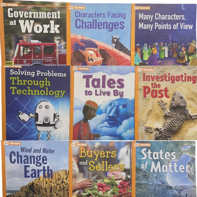 TEXTS FOR CLOSE Reading Grade 2 Units 1-2 ,4-10 Lot Of 9 $134.71 ...