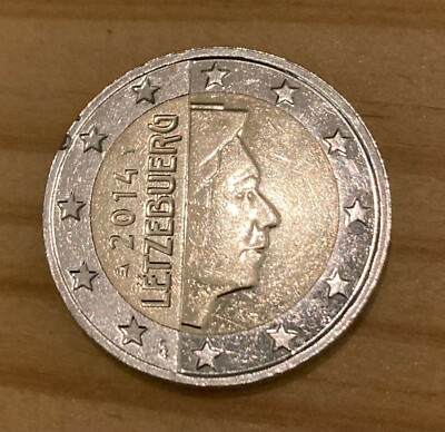 PIECE DE 2 euros rare lëtzebuerg 2014 EUR 50,00 - PicClick FR
