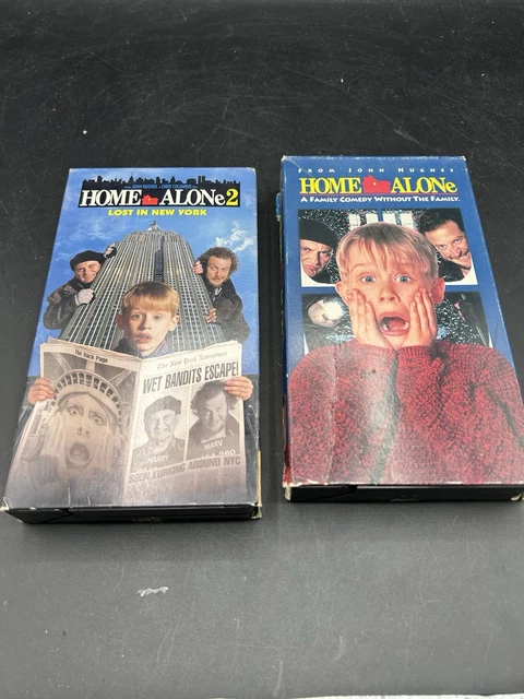 HOME ALONE / Home Alone 2: Lost in New York - Lot of 2 (VHS) Macaulay ...