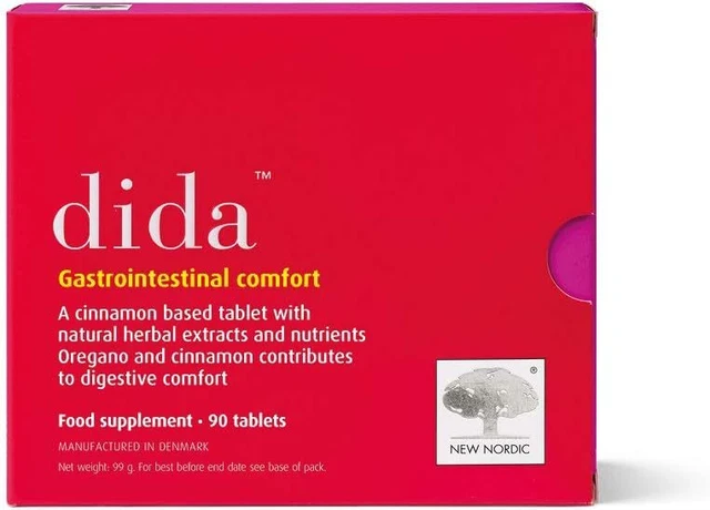 NEW NORDIC DIDA 90 Pack - Bloating Relief - Natural Anti Bloating ...