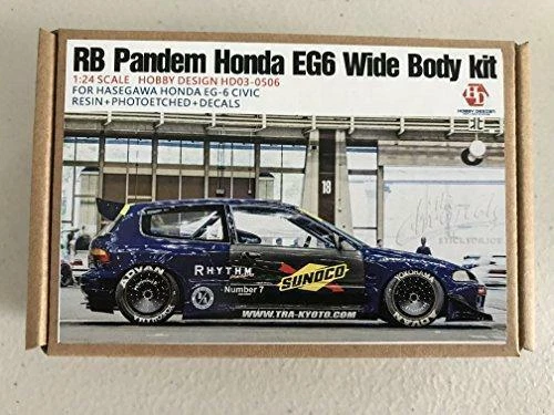 HOBBY DESIGN 1/24 RB Pandem Honda EG6 Civic Wide Body Kit for Hasegawa ...
