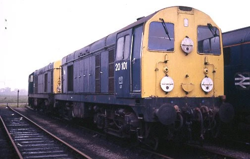 ORIGINAL COLOUR SLIDE of 20101 BR class 20 diesel loco £2.25 - PicClick UK